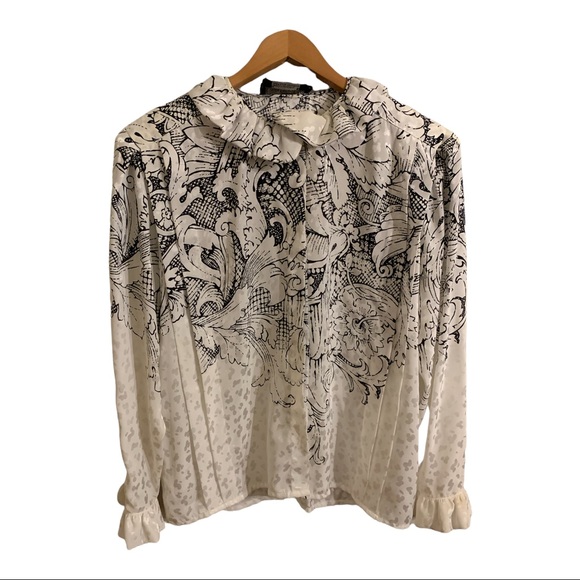 Louis Feraud | Tops | Vintage Louis Feraud Silk Shirt Size 422 Please ...